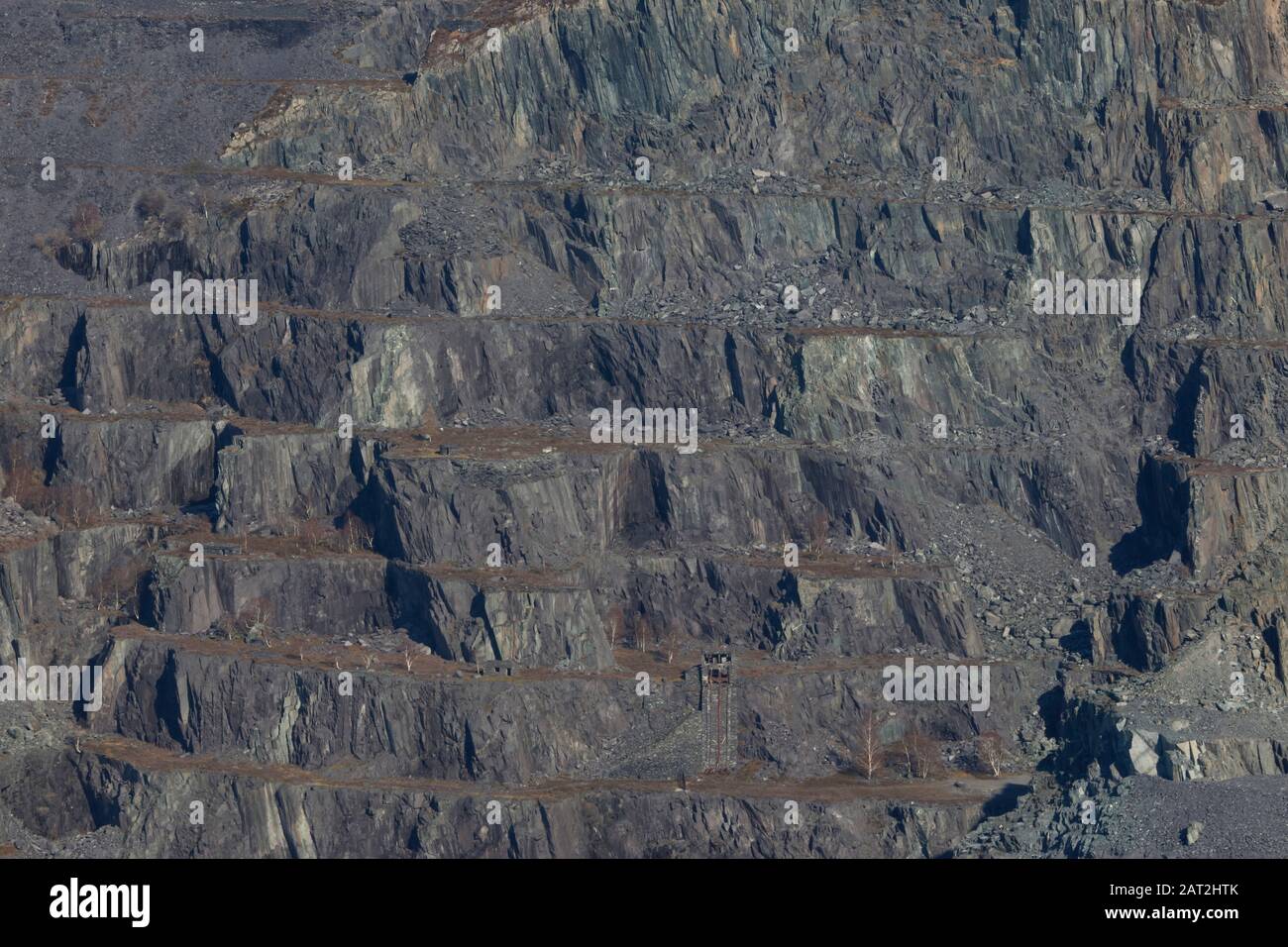 The old Dinorwic Slate Quarry, Llanberis, Snowdonia, Wales, UK Stock ...