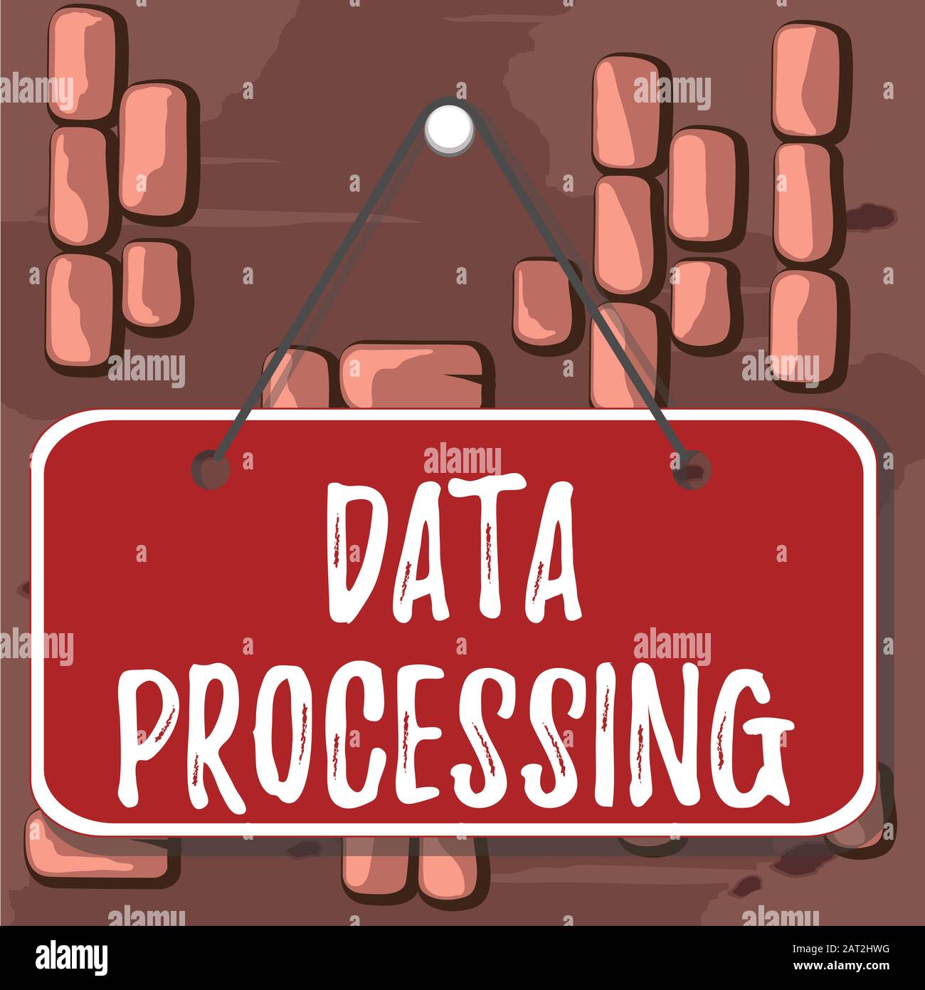 Word writing text Data Processing. Business photo showcasing collection ...