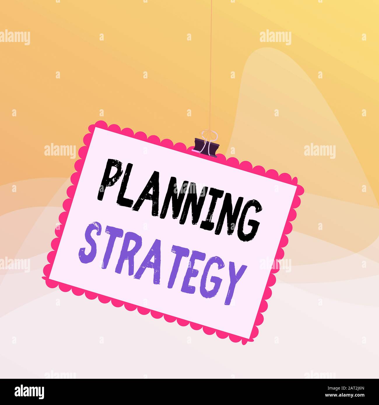 Writing note showing Planning Strategy. Business concept for systematic ...