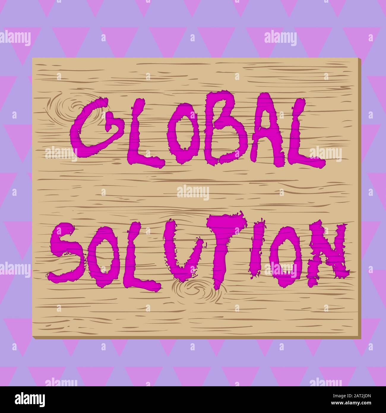Conceptual hand writing showing Global Solution. Concept meaning ...