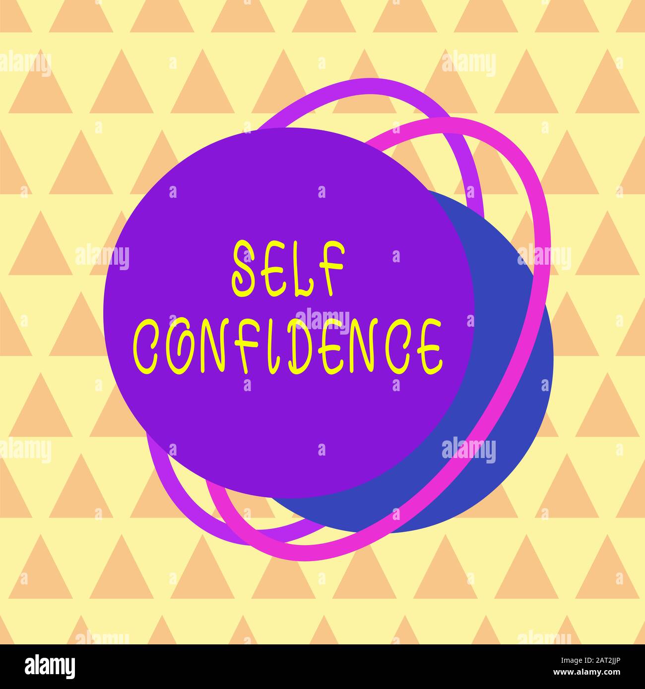 Writing note showing Self Confidence. Business concept for a feeling of ...