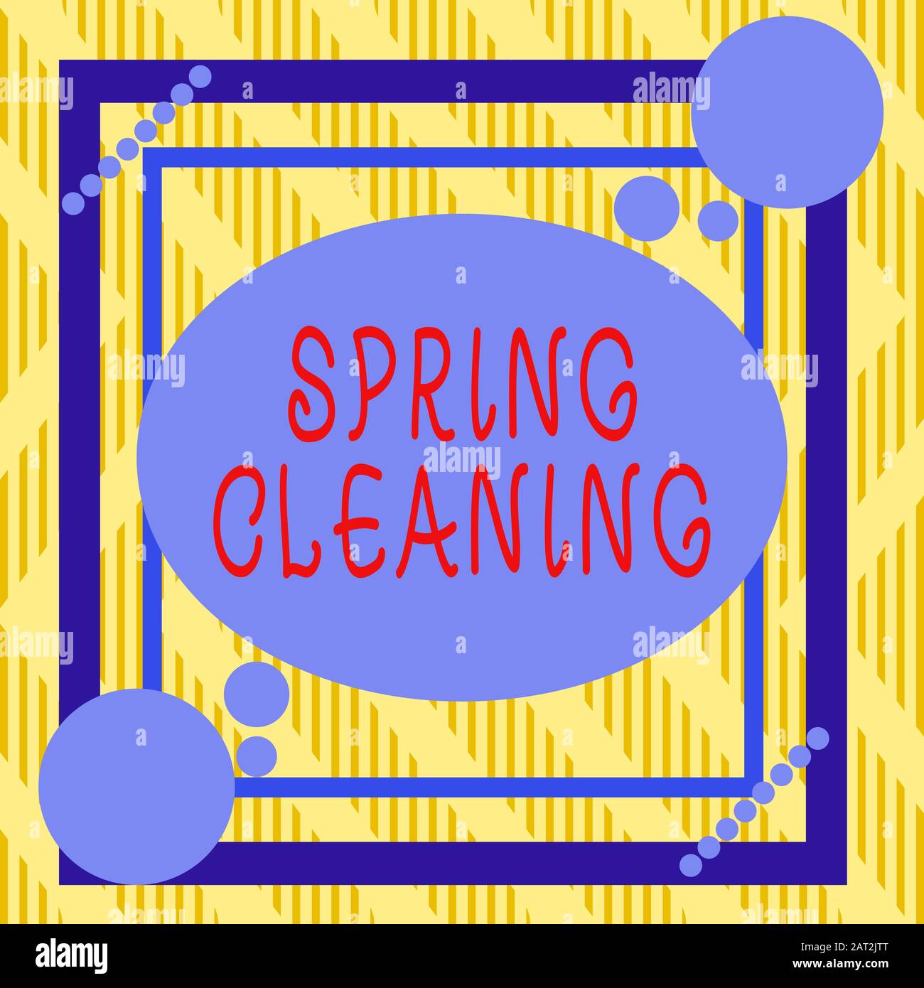 Text sign showing Spring Cleaning. Business photo showcasing thorough ...