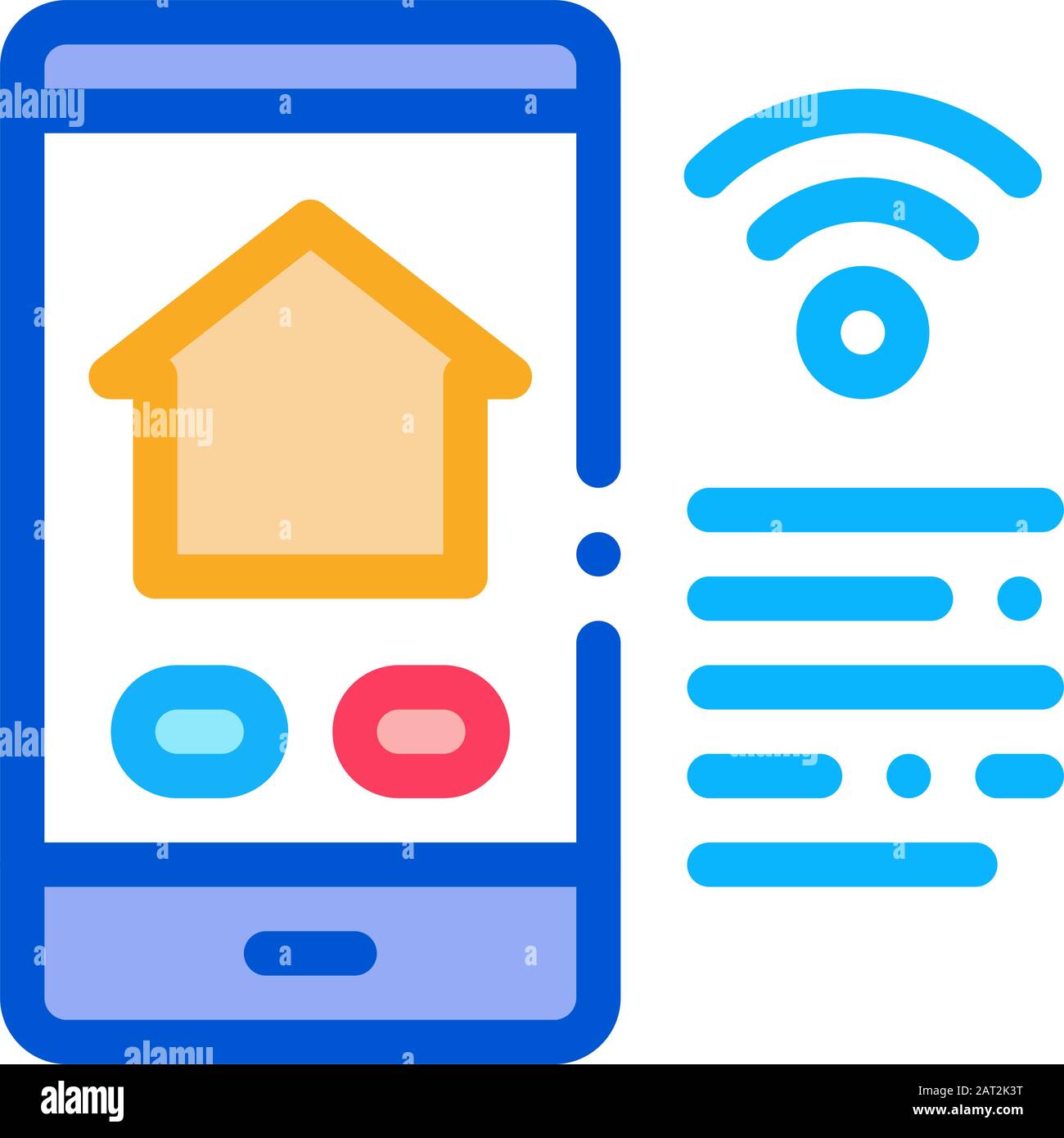 Outline drawing phone document icon Cut Out Stock Images & Pictures - Alamy