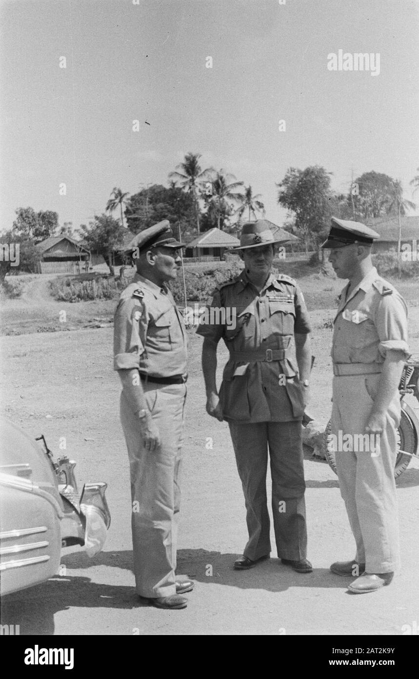 Visit of British General Montagu Stopford to the U-Brigade General ...