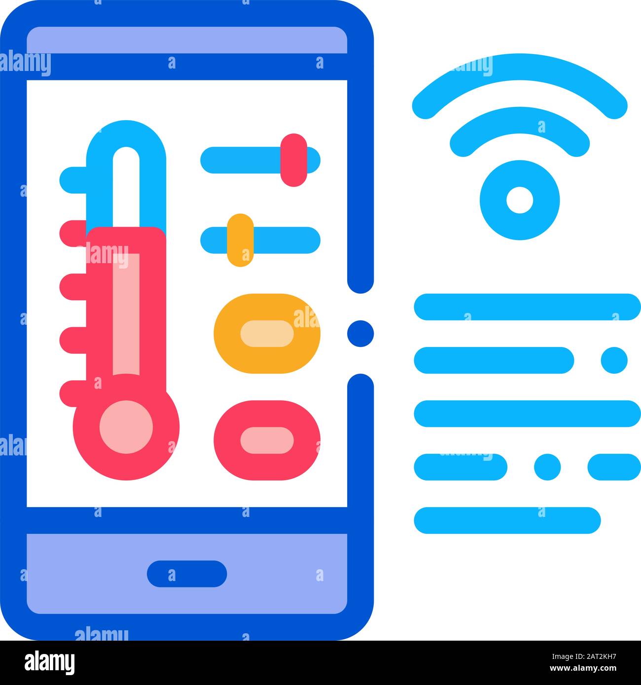 Weather Check W-Fi Icon Vector Outline Illustration Stock Vector Image ...