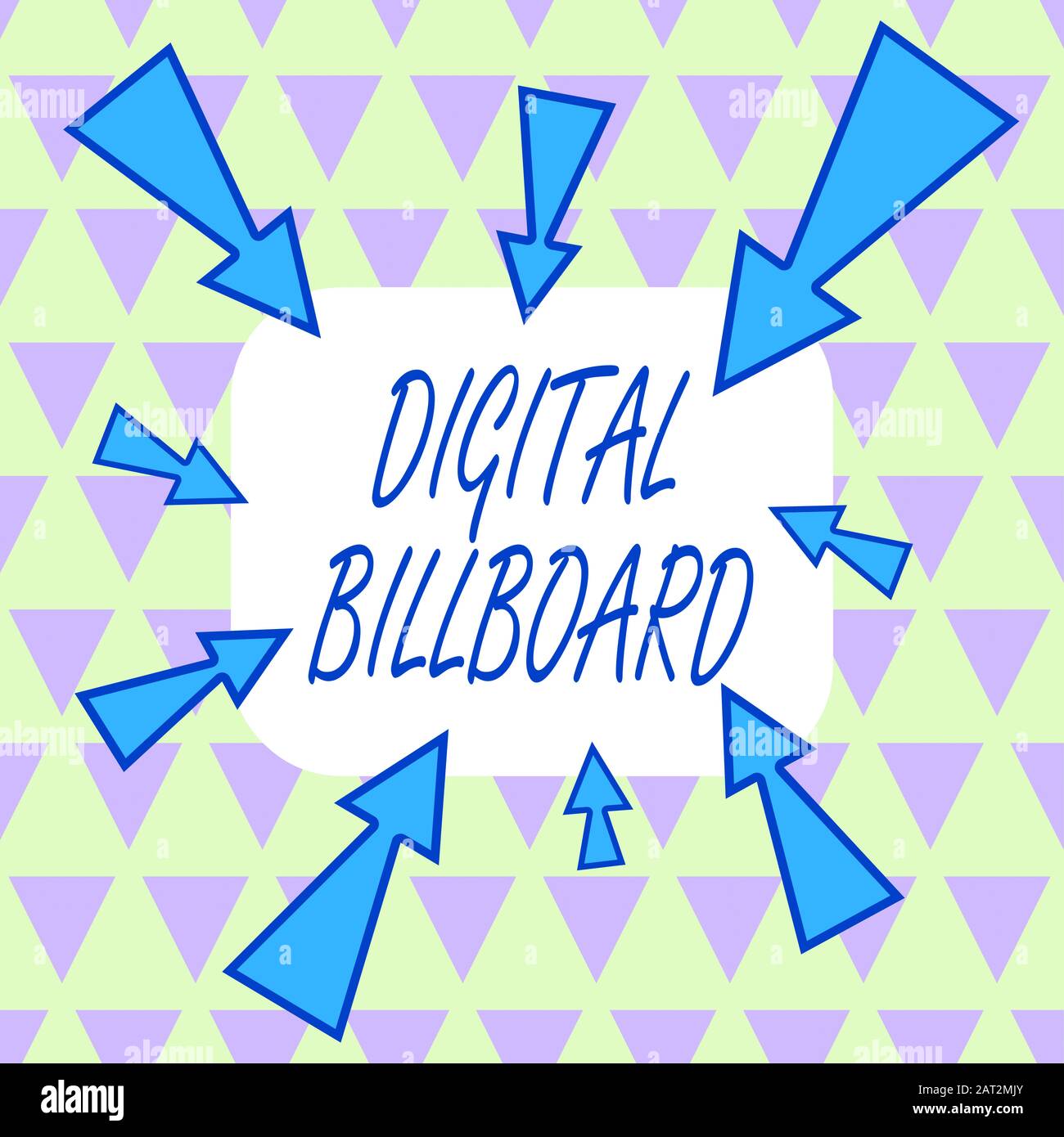 Text sign showing Digital Billboard. Business photo showcasing ...
