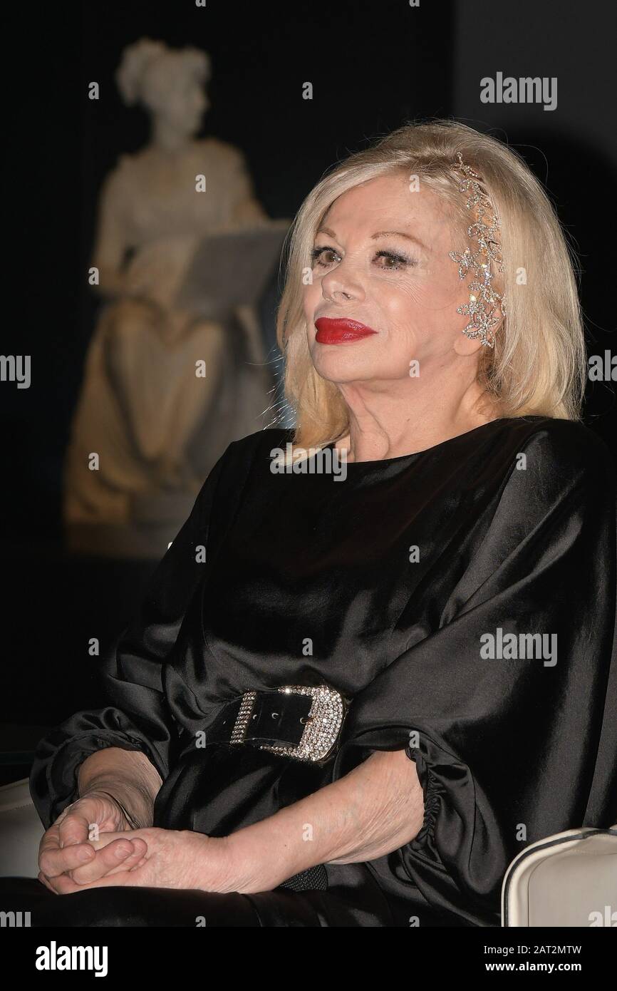 Milan, Italy Sandra Milo at the presentation of Federico Fellini's Book ...