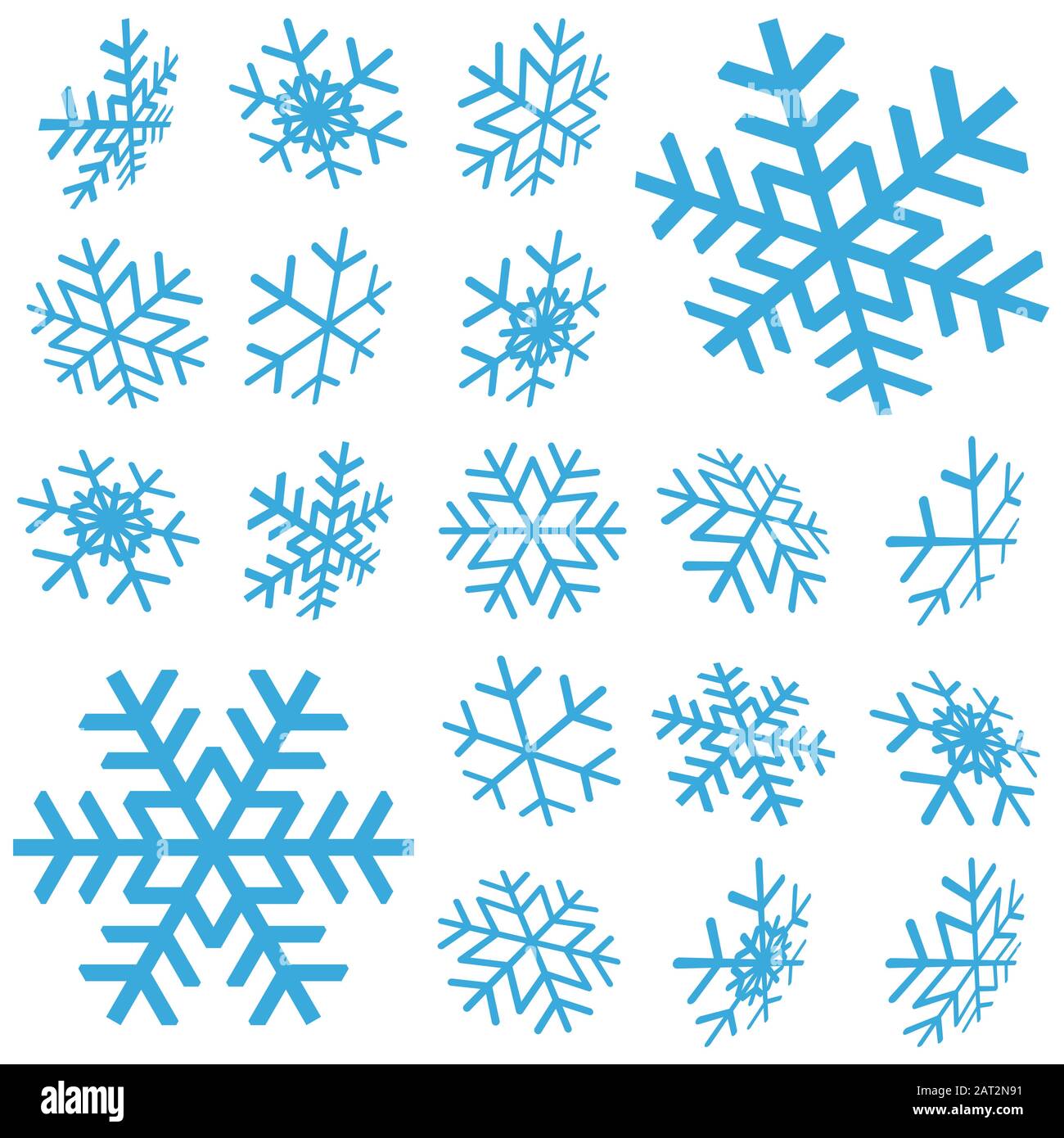 Snow and object Stock Vector Images - Alamy