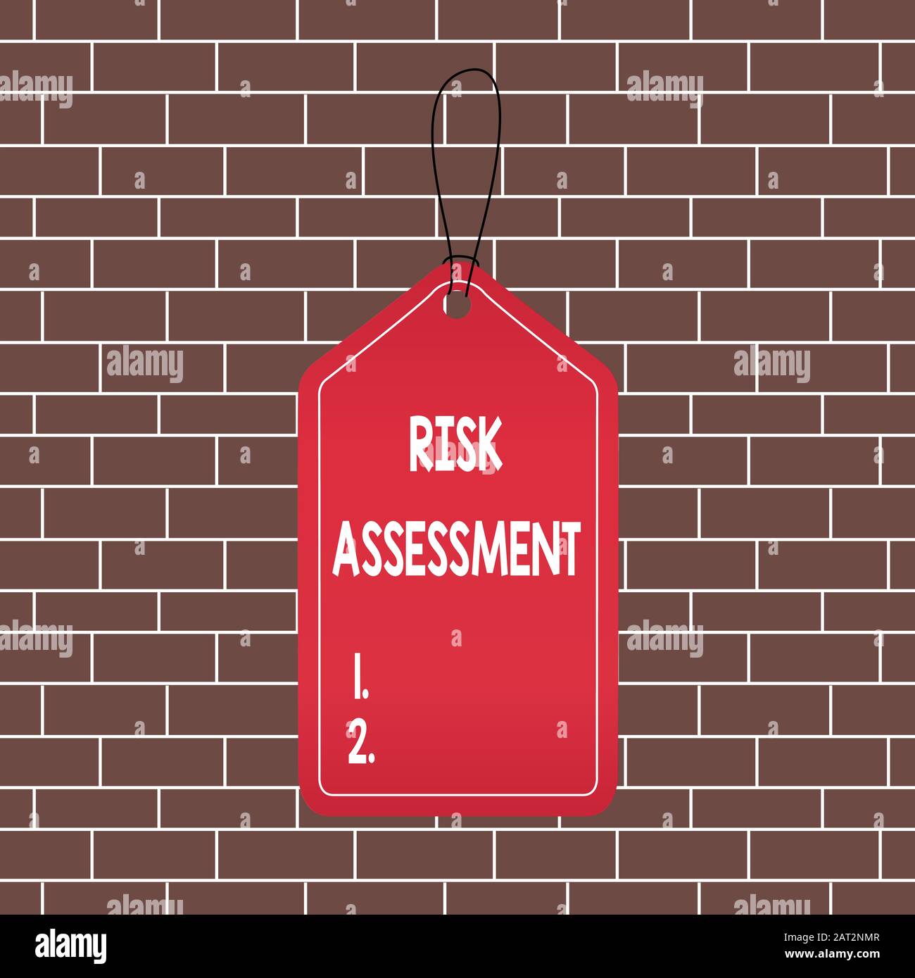 Text sign showing Risk Assessment. Business photo text estimation of ...