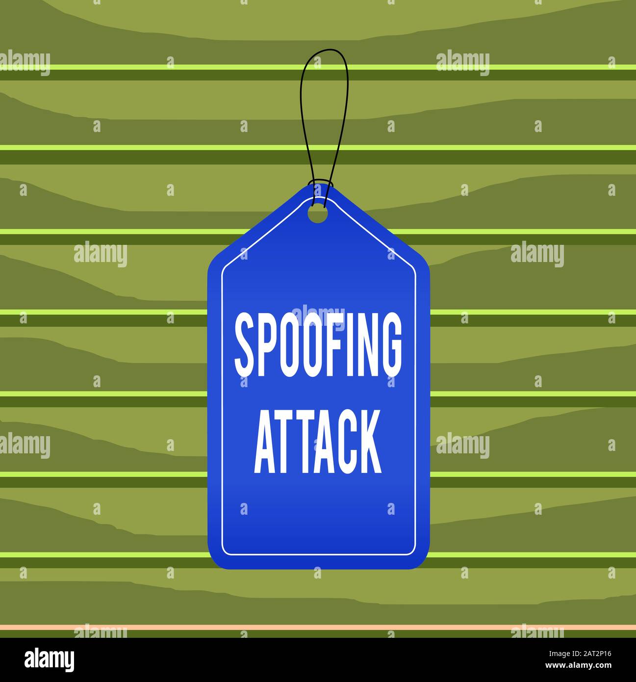 Conceptual hand writing showing Spoofing Attack. Concept meaning ...