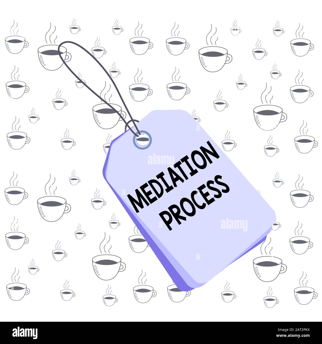 Writing note showing Mediation Process. Business concept for informal ...