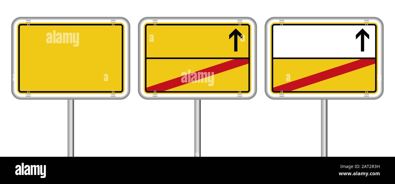 Yellow exit sign hi-res stock photography and images - Alamy