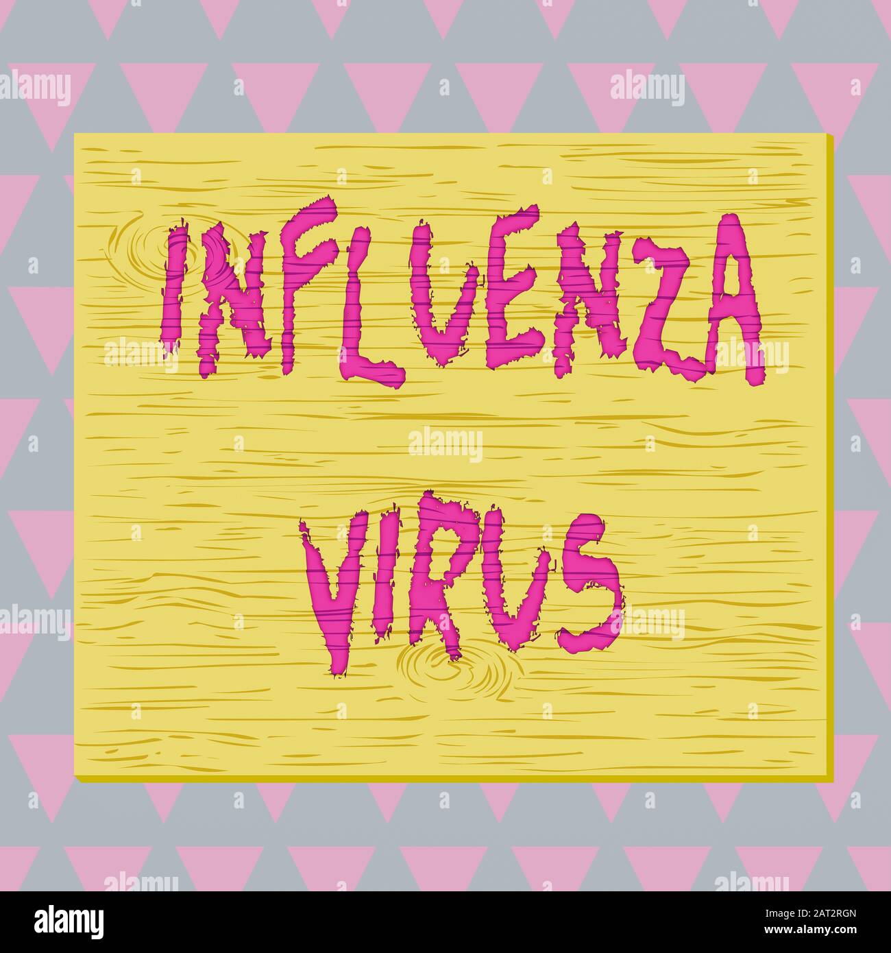 Conceptual hand writing showing Influenza Virus. Concept meaning an ...
