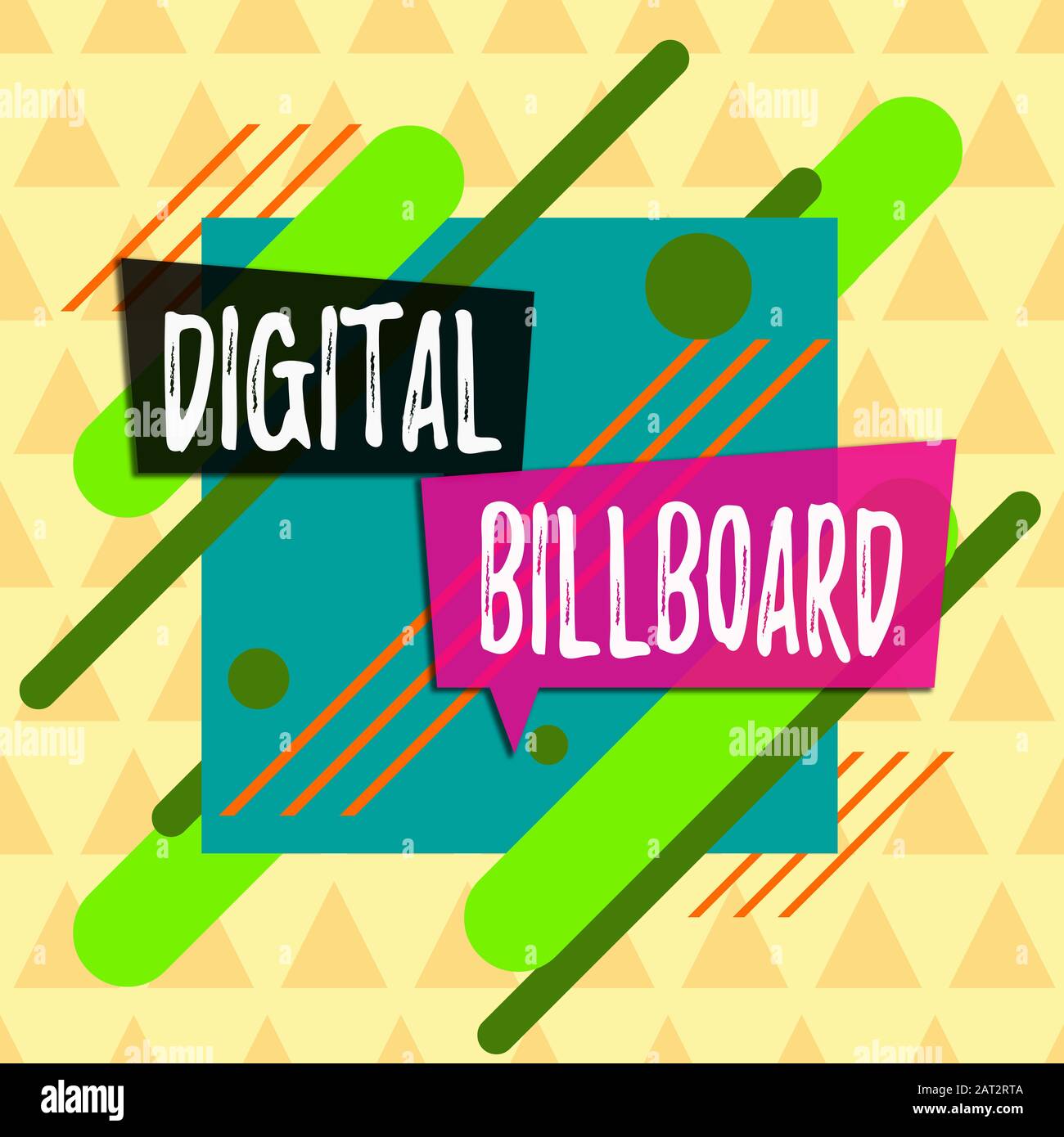Text sign showing Digital Billboard. Business photo showcasing ...