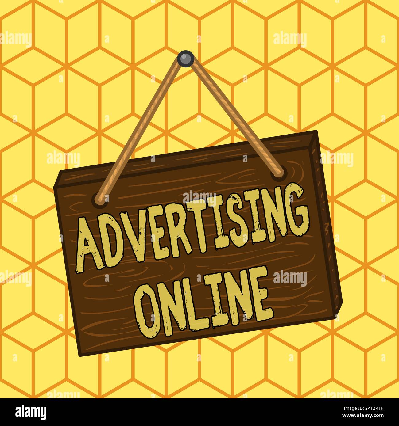 Writing note showing Advertising Online. Business concept for marketing ...