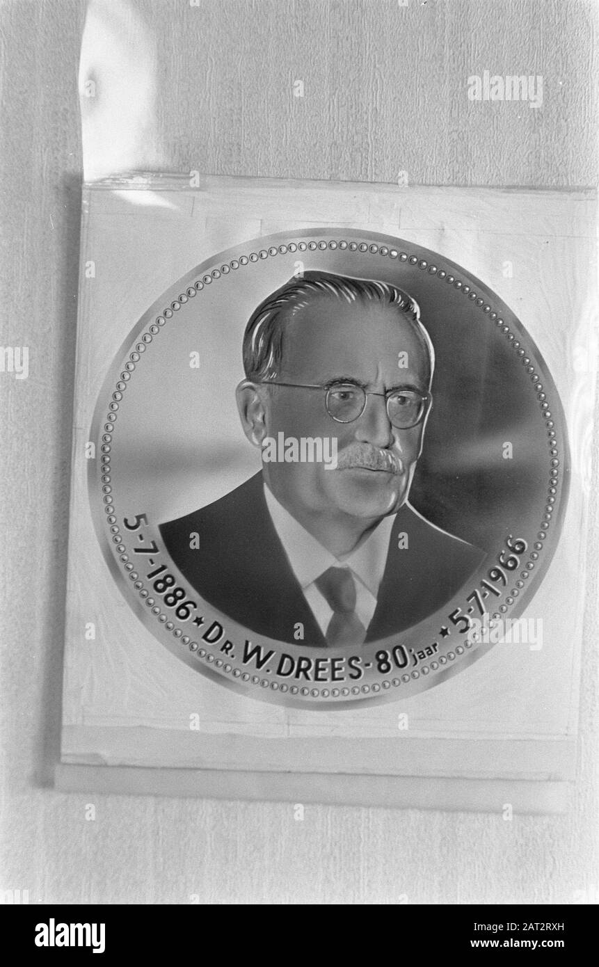Golden Commemorative Dukaat of 80th Anniversary of Dr. W. Drees ...