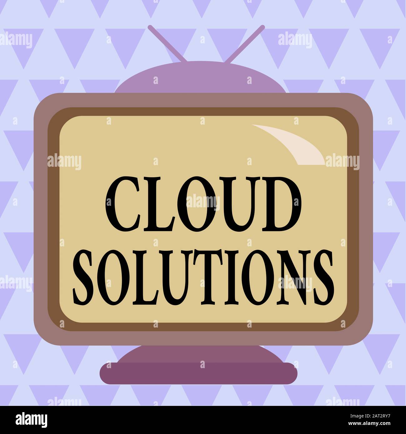 Writing note showing Cloud Solutions. Business concept for ondemand ...
