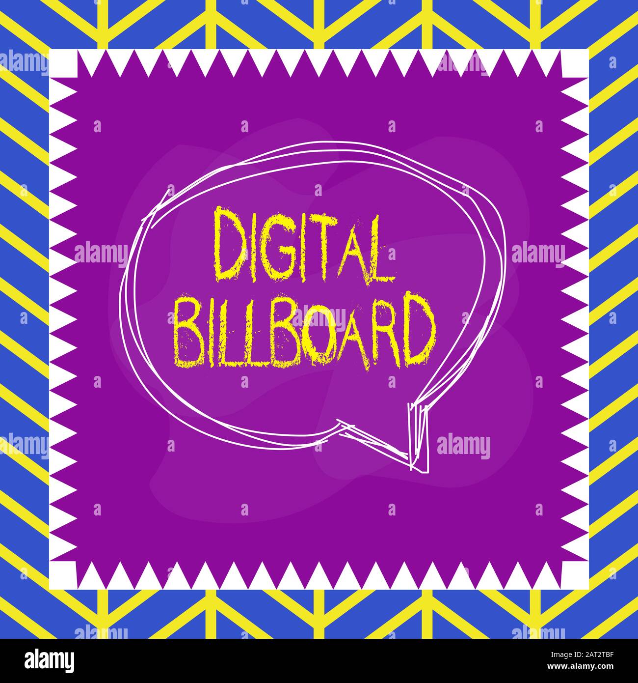 Handwriting text writing Digital Billboard. Conceptual photo billboard ...