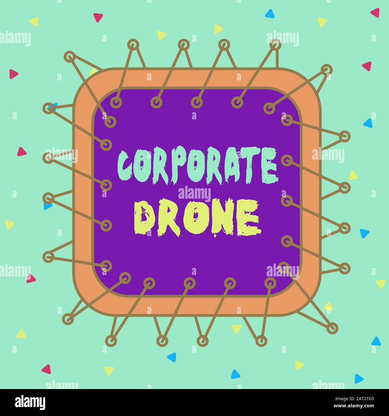 Conceptual hand writing showing Corporate Drone. Concept meaning ...