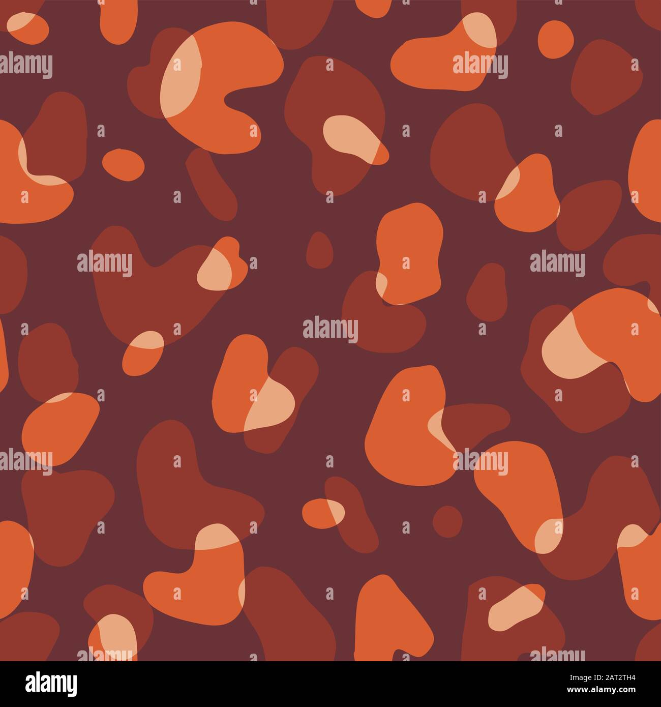 Abstract Hand-Drawn Colorful Overlayed Spots Camo Animal Skin Vector ...