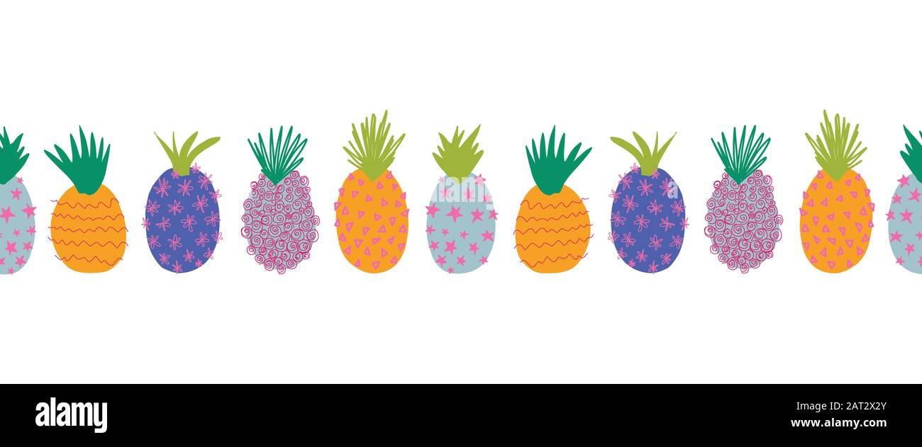 Pineapple Clip Art Border