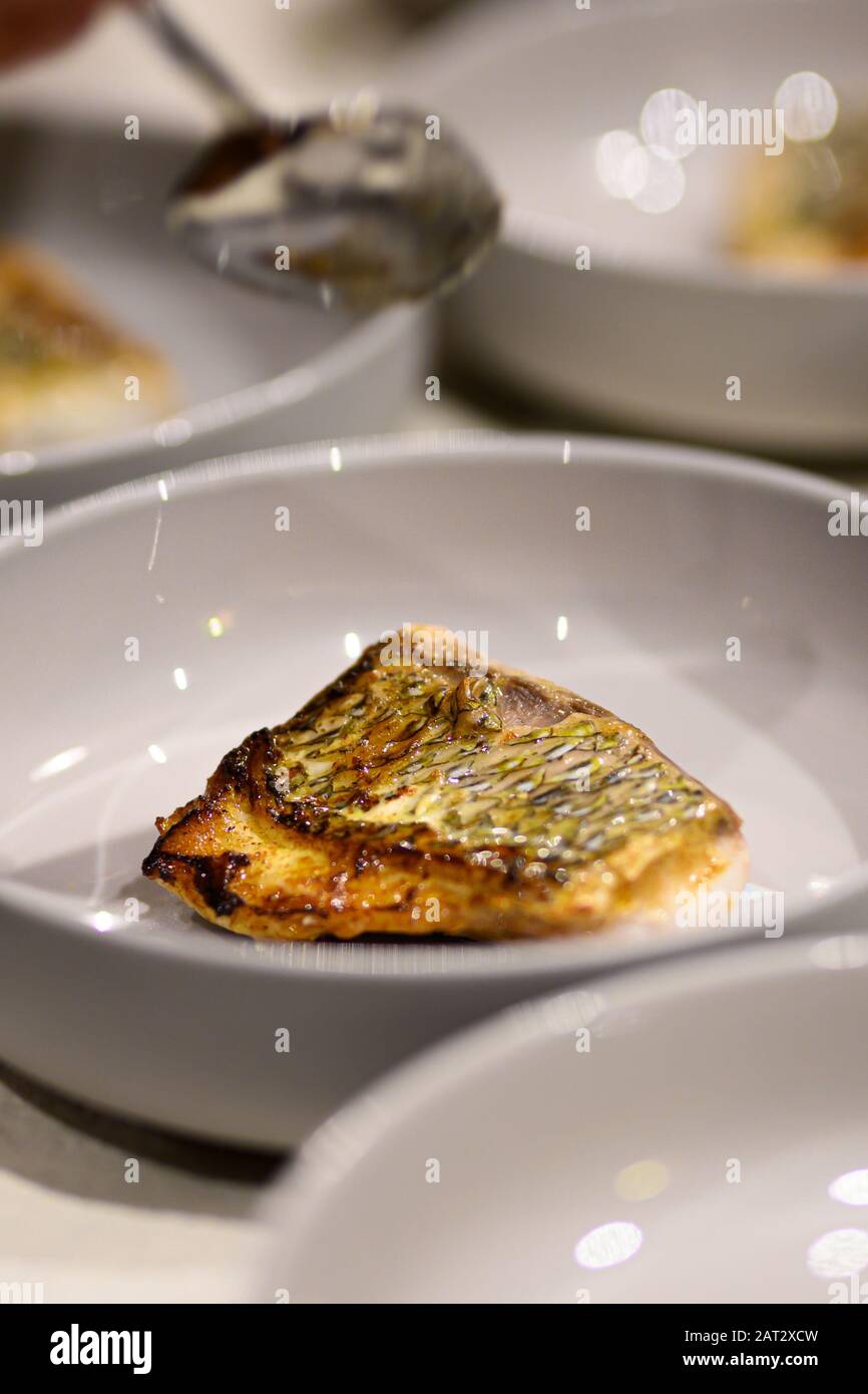 Healthy plate white fish hi-res stock photography and images - Alamy