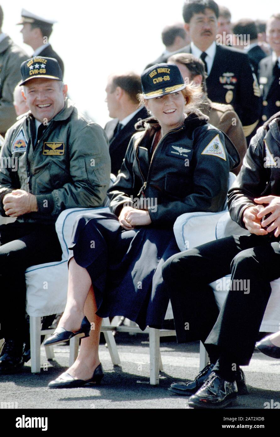 Prince andrew and sarah ferguson 1988 hi-res stock photography and ...