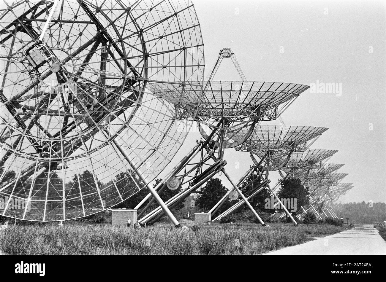 Largest synthesis radio telescope in the world in Westerbork the ...