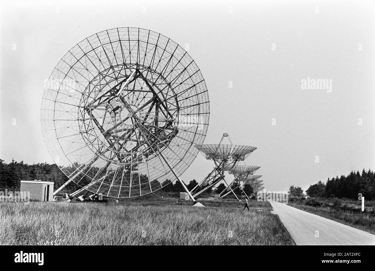 Largest synthesis radio telescope in the world in Westerbork the ...