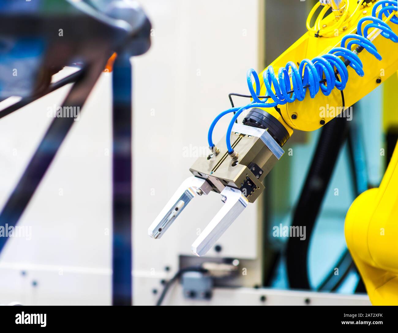 Augmented reality for industry concept. Robotic and Automation system control application on ...