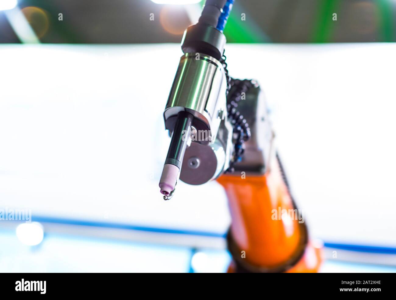 Augmented reality for industry concept. Robotic and Automation system ...