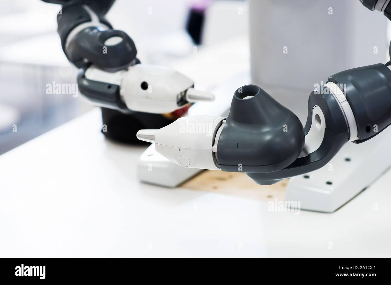 Augmented reality for industry concept. Robotic and Automation system ...