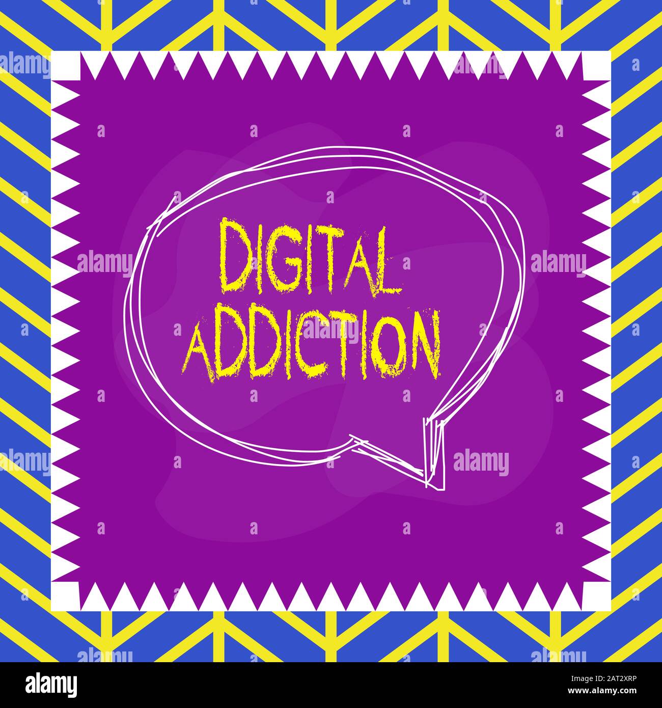 Handwriting text writing Digital Addiction. Conceptual photo disorder ...