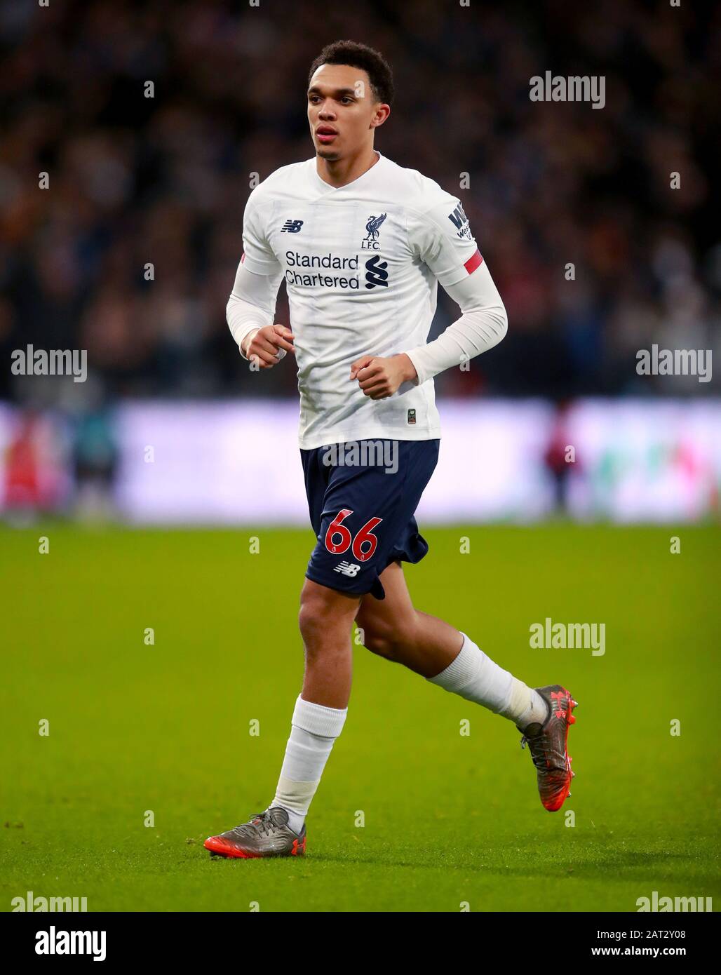 Liverpool's Trent Alexander-Arnold during the Premier League match at ...