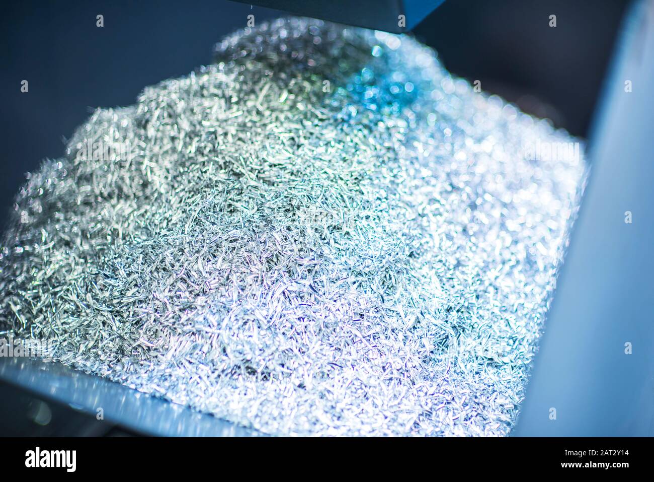 steel scrap materials recycling backround of metal shavings Stock Photo ...