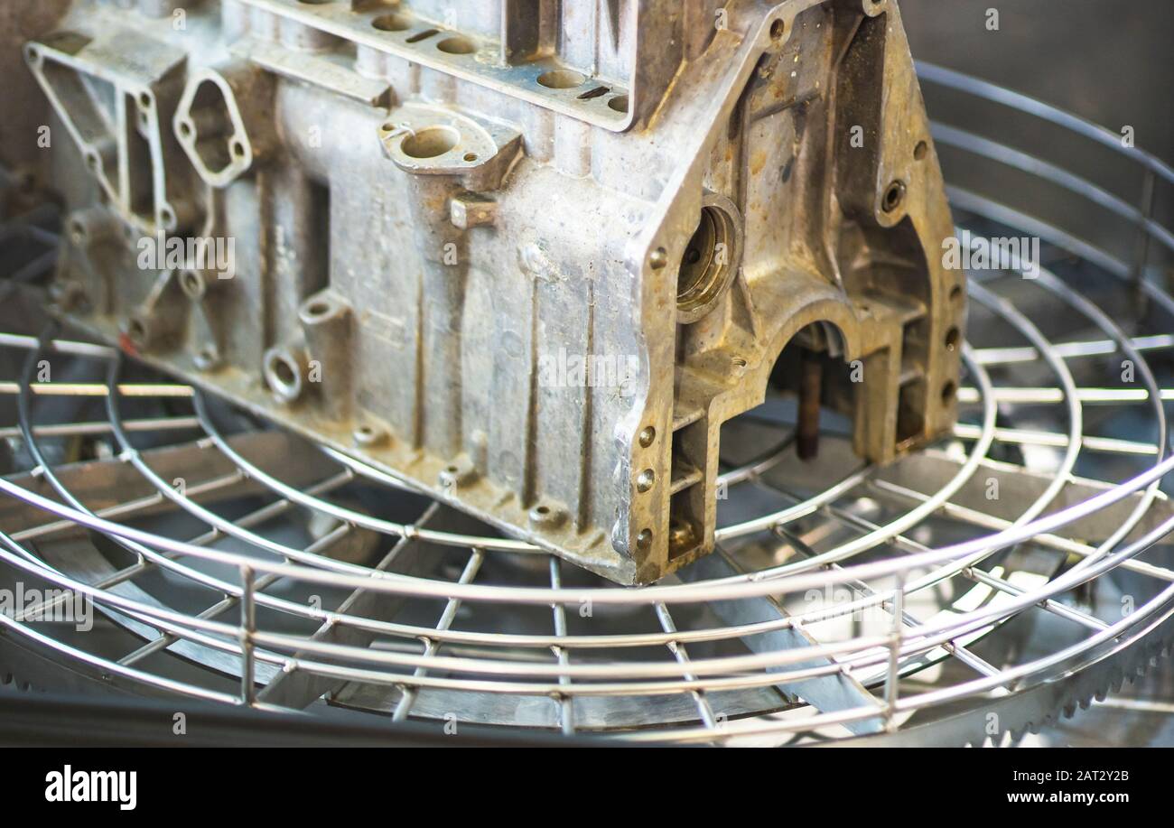 New manufactured engines in a factory Stock Photo - Alamy