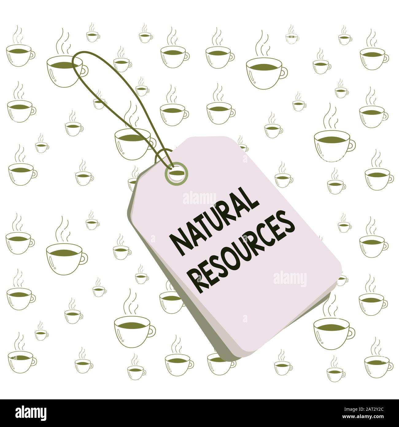 Writing note showing Natural Resources. Business concept for materials ...