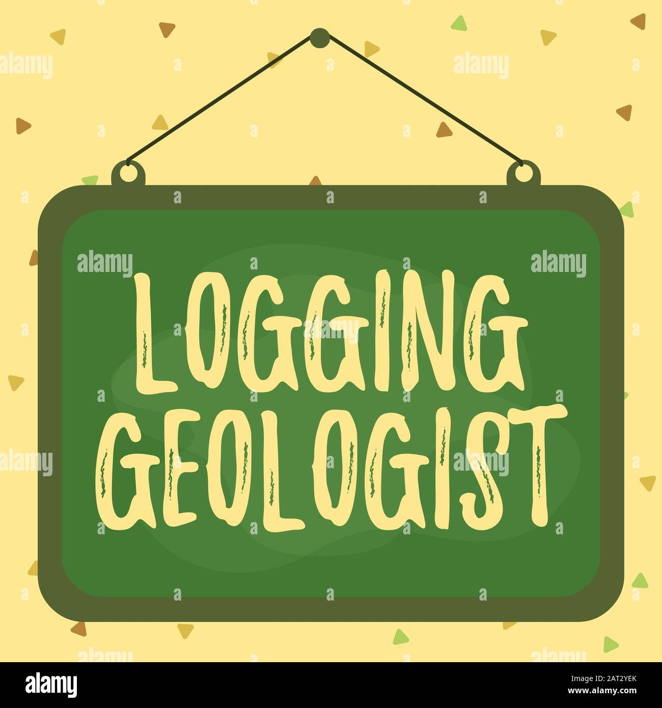 Writing Note Showing Logging Geologist Business Concept For Layout And Execution Of Definition