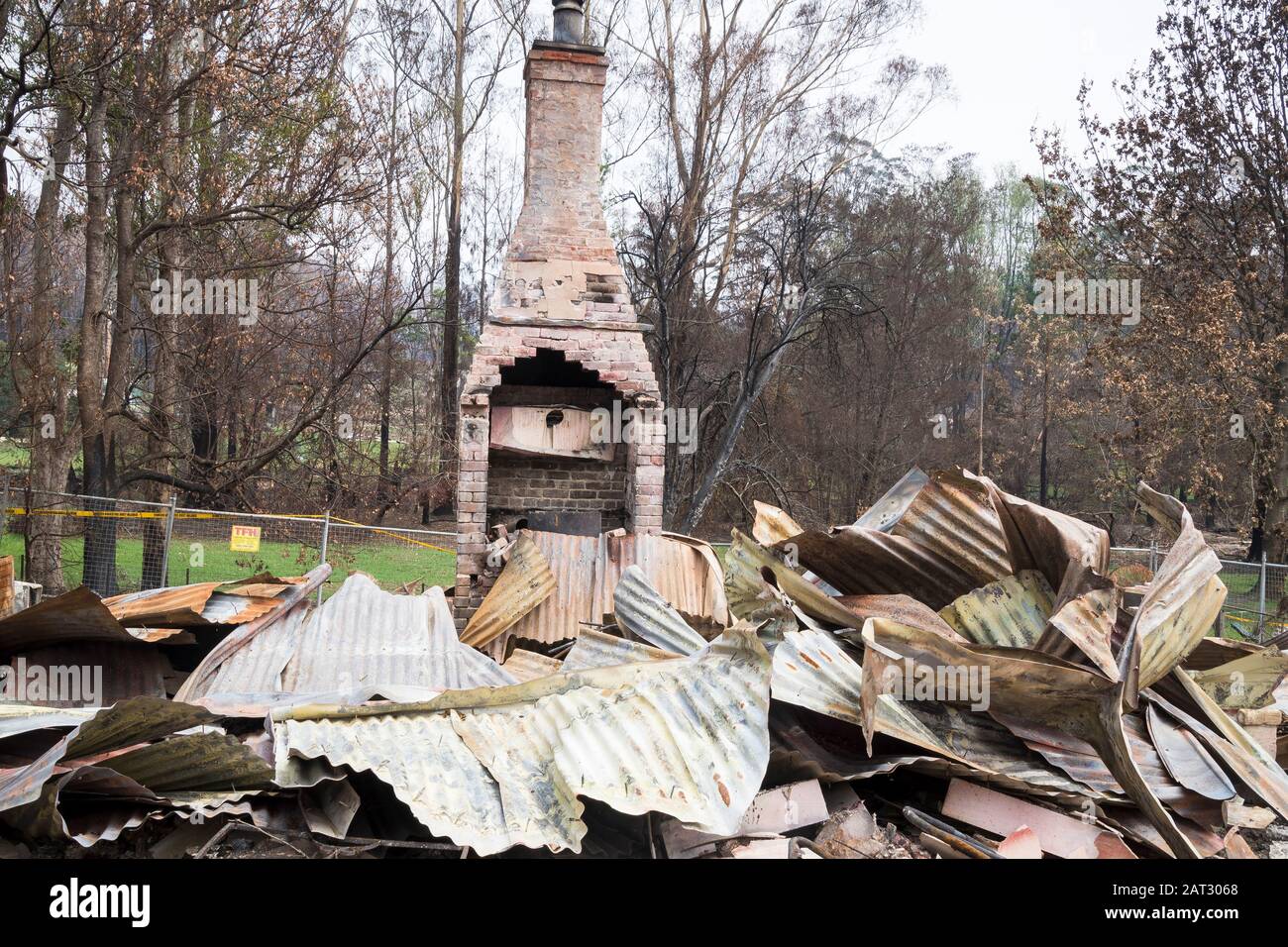Mogo, Australia. 30th Jan, 2020. Mogo township was destroyed as ...