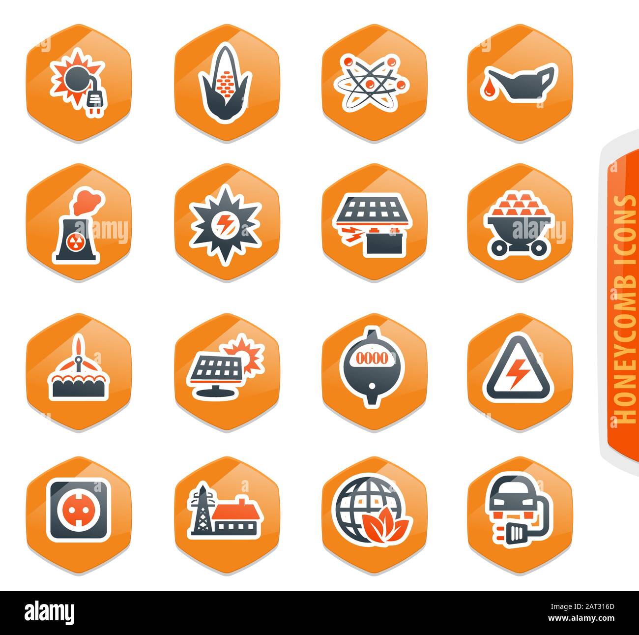 BIO Fuel industry icons set Stock Vector Image & Art - Alamy