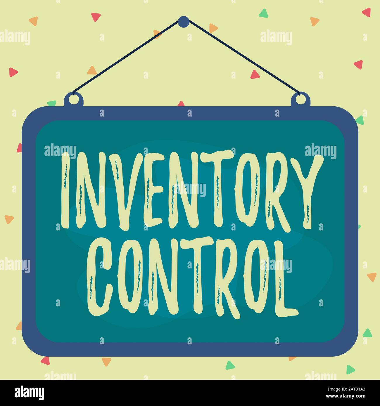 Writing note showing Inventory Control. Business concept for regulating ...
