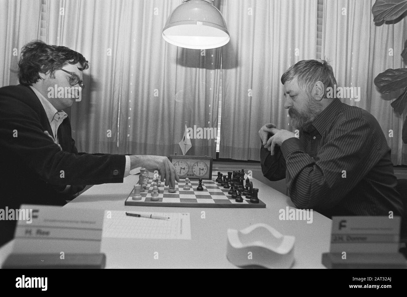 Dutch chess player hans ree hi-res stock photography and images - Alamy