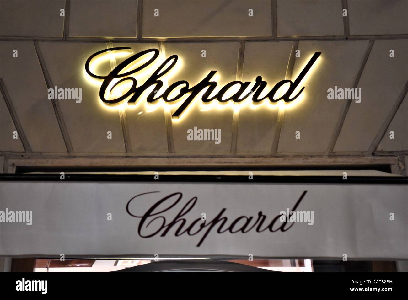 Chopard sign hi-res stock photography and images - Alamy