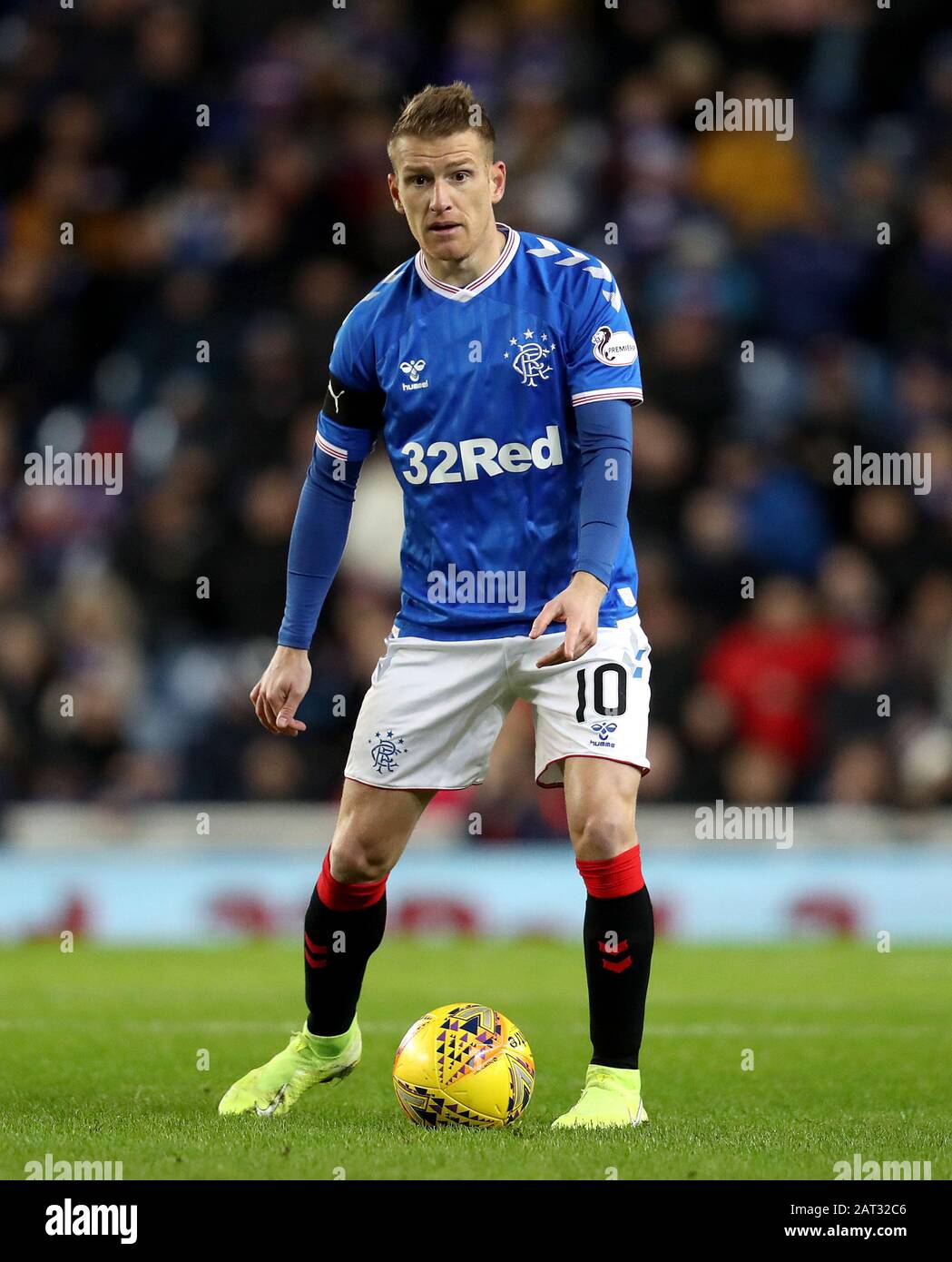 Ibrox stadium steven davis hi-res stock photography and images - Alamy