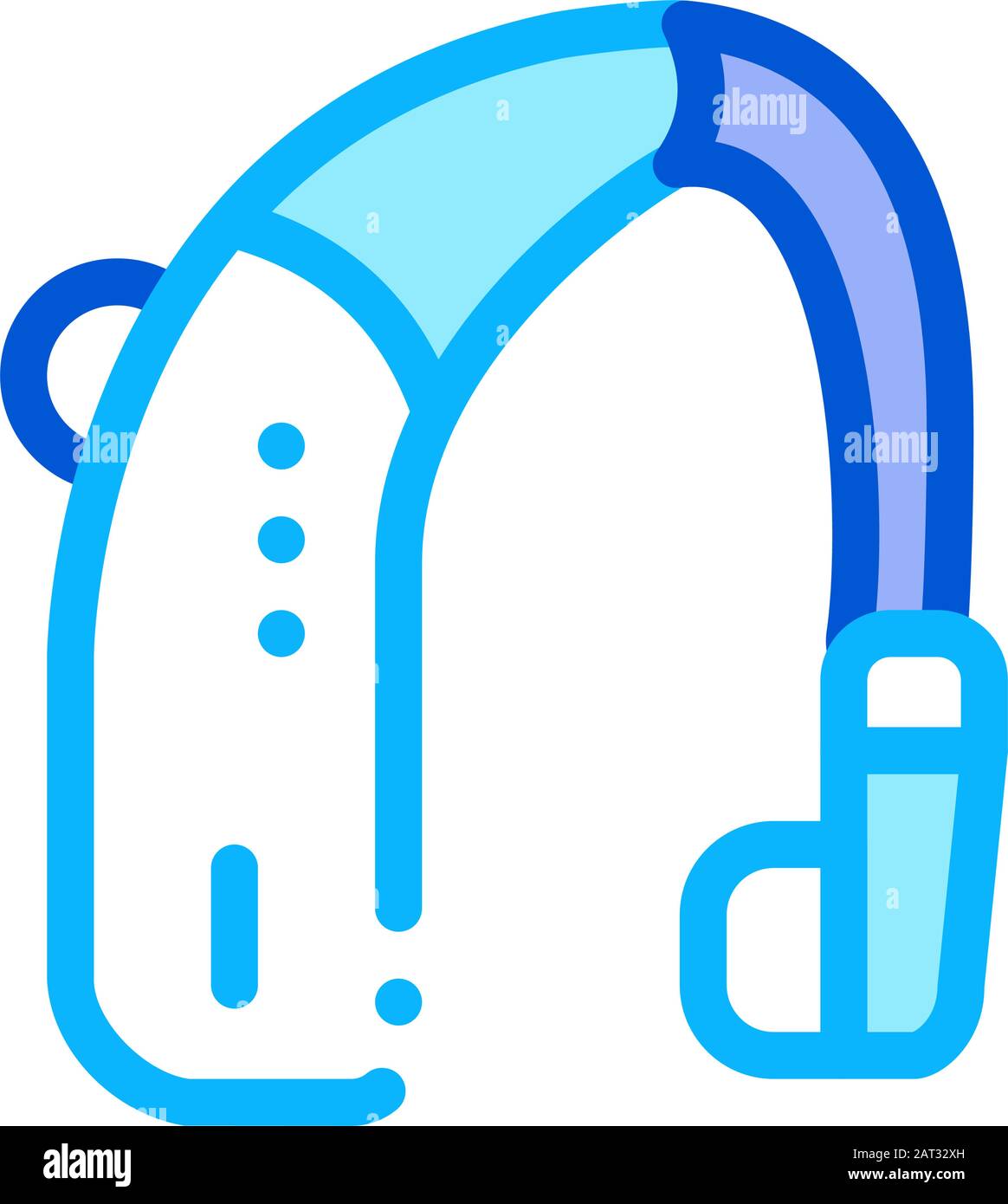 Deaf Aid Icon Vector Outline Illustration Stock Vector Image & Art - Alamy