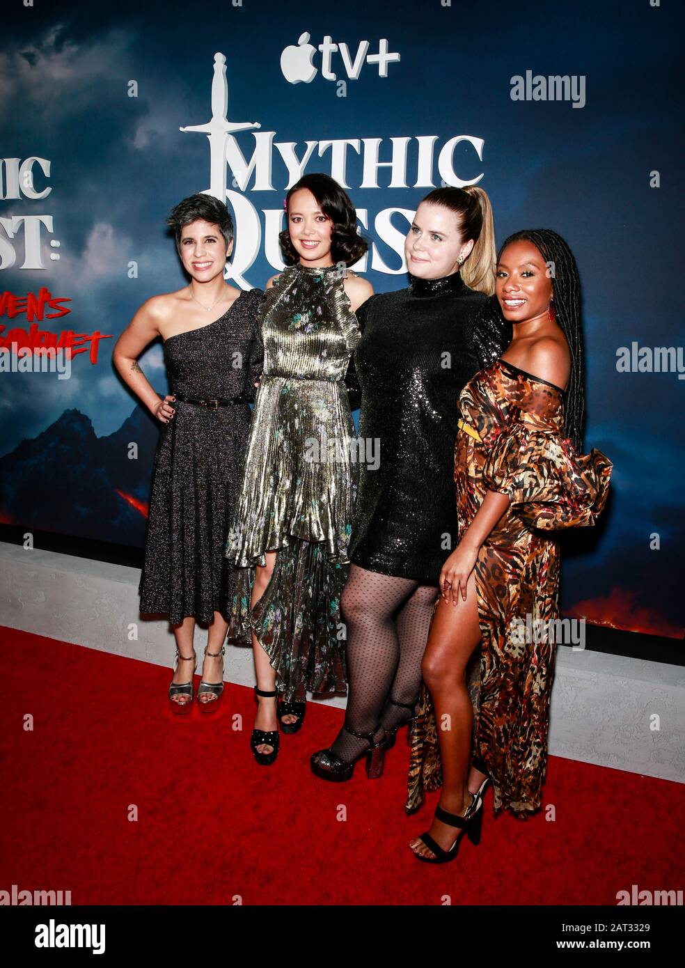 Los Angeles, CA - January 29, 2020: Ashly Burch, Charlotte Nicdao ...