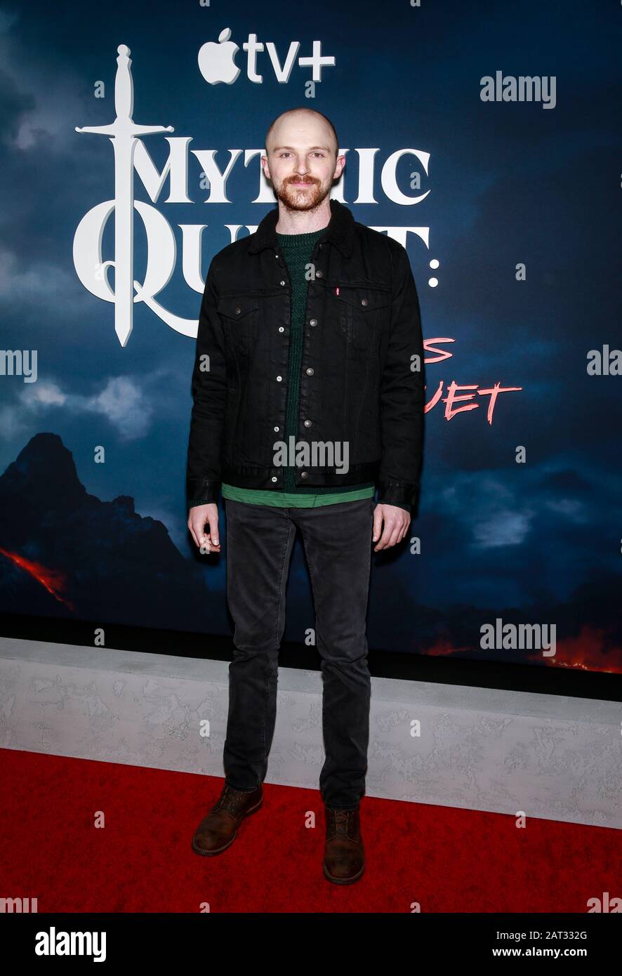 Los Angeles, CA - January 29, 2020: Ben Steiner attends the premiere of ...