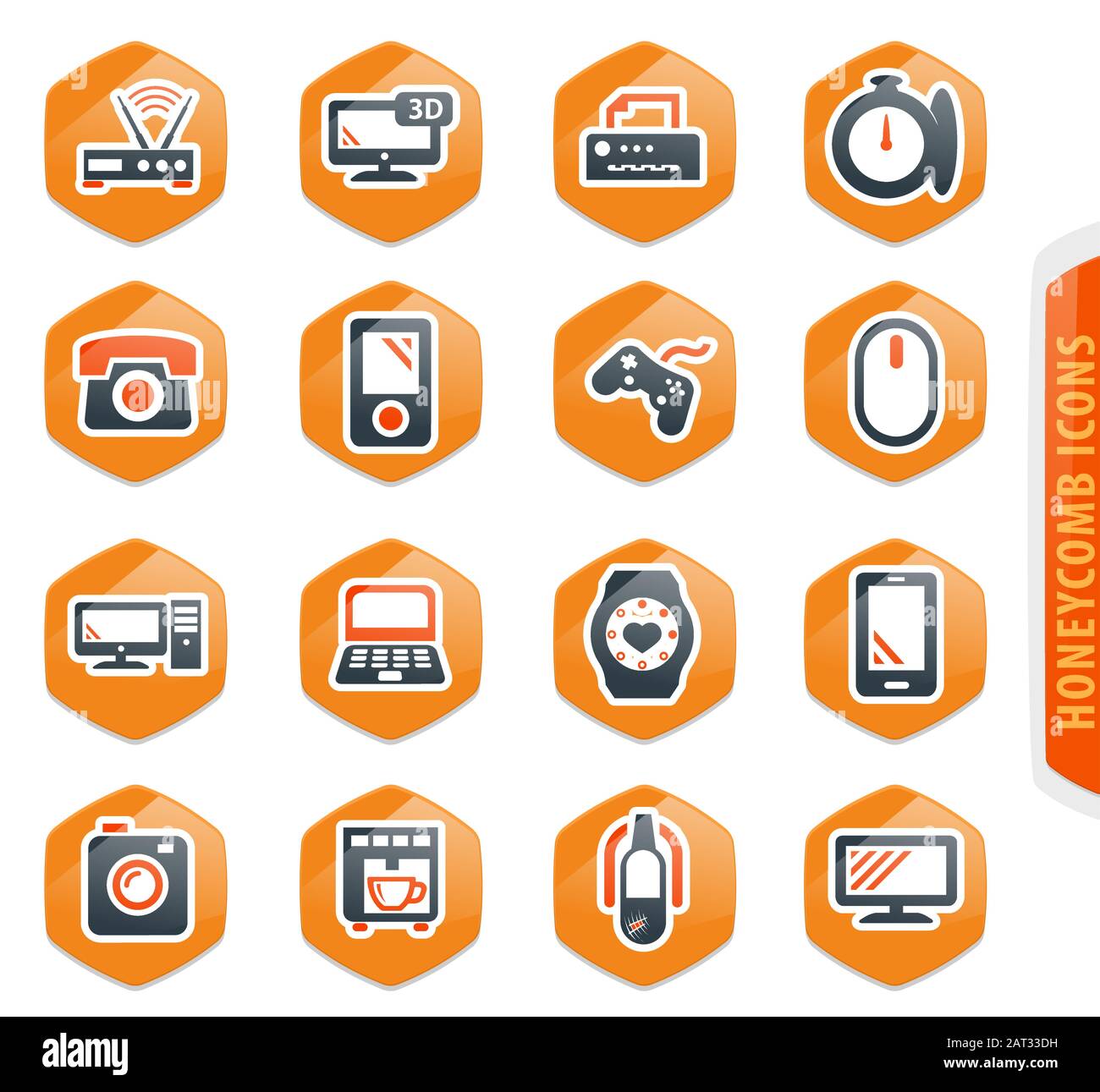 Devices icons set Stock Vector Image & Art - Alamy