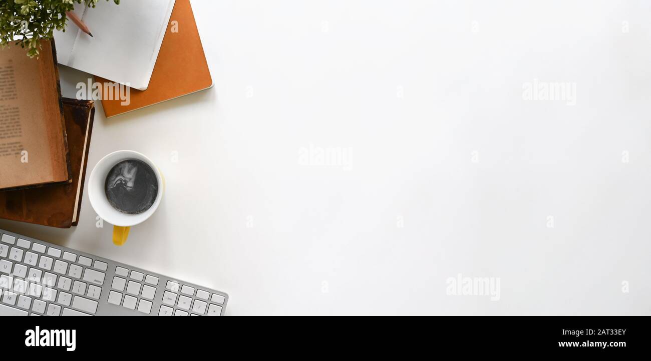 Computer Table Top View