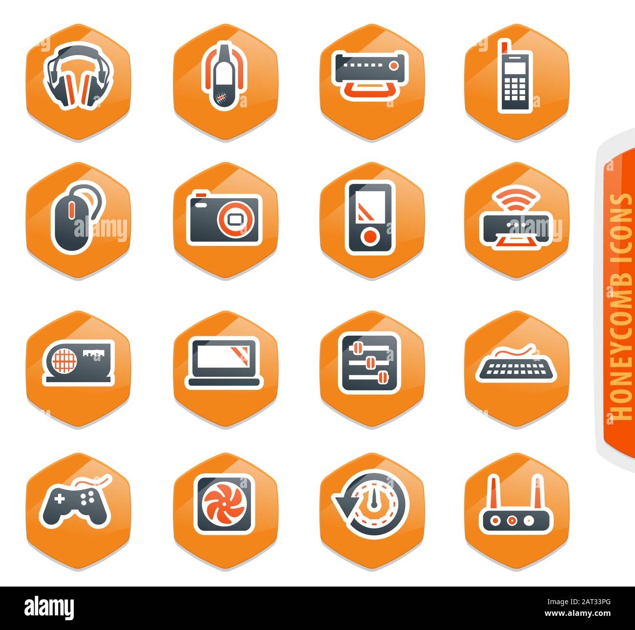 Devices icons set Stock Vector Image & Art - Alamy